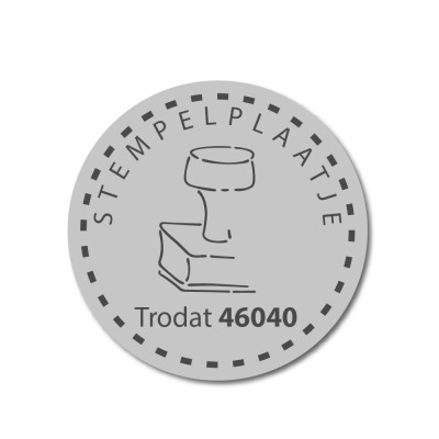 Stempelplaat Trodat Printy 46040 - Stempelplaatje 46040-4940