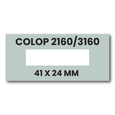 Tekstplaatje Colop Classic 2160 - Tekstplaatje expert 3160