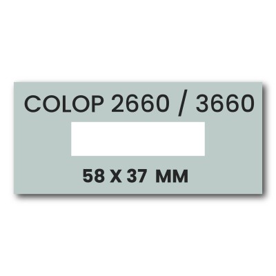 Tekstplaatje Colop Classic 2660 - Tekstplaatje Classic 2660